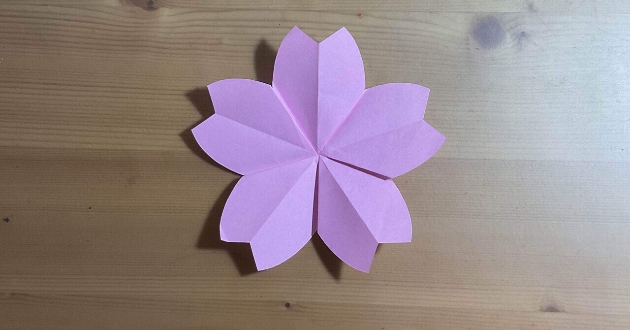 折り紙で桜の花を折ってみよう！origami paper Cherry Blossom folding｜ともすぅ折り紙