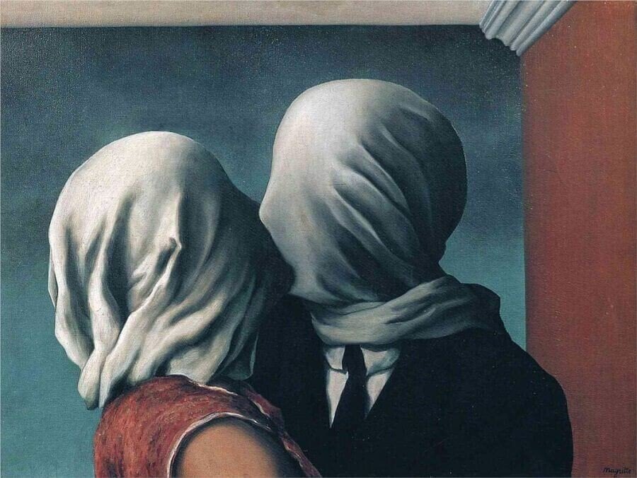 今日の一枚)「恋人たち」-The Lovers I, 1928 by Rene Magritte 今日の一枚)「恋人たち」-The Lovers I, 1928 by Rene Magritte