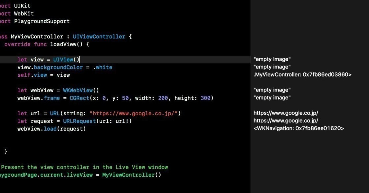 Swiftでいこう。 -- ホームページを表示してみよう！｜donguri