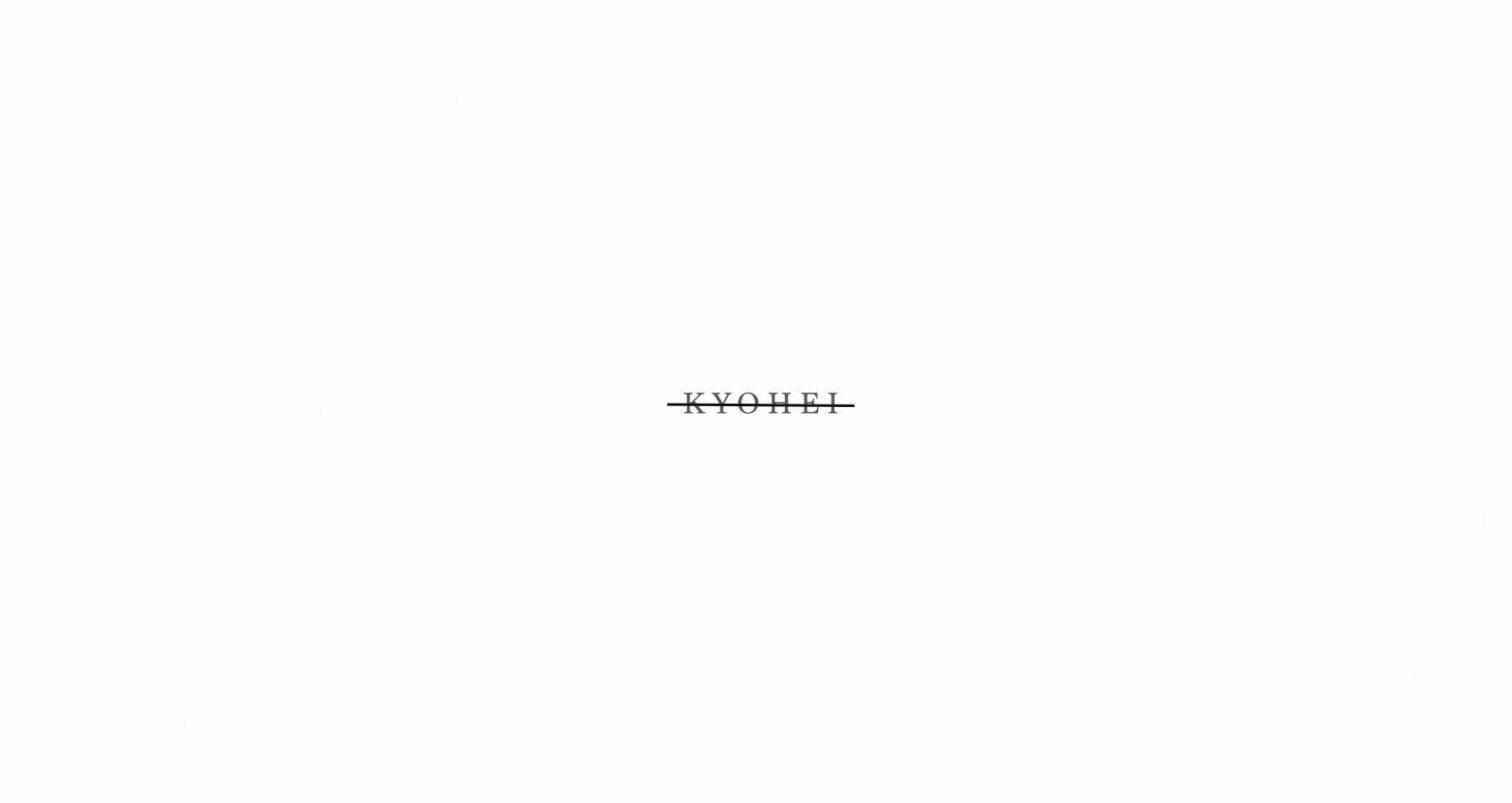 恭平 | KYOHEI｜note