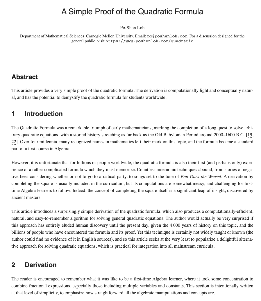【ar5iv】: arXivの論文をHTML5形式で読めるサービス｜Sangmin Ahn