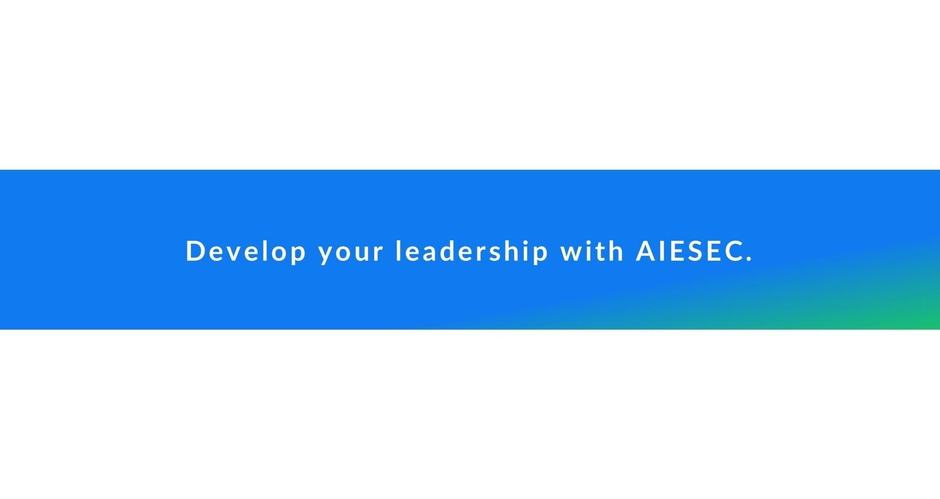 AIESEC BLUE MAGAZINE｜note