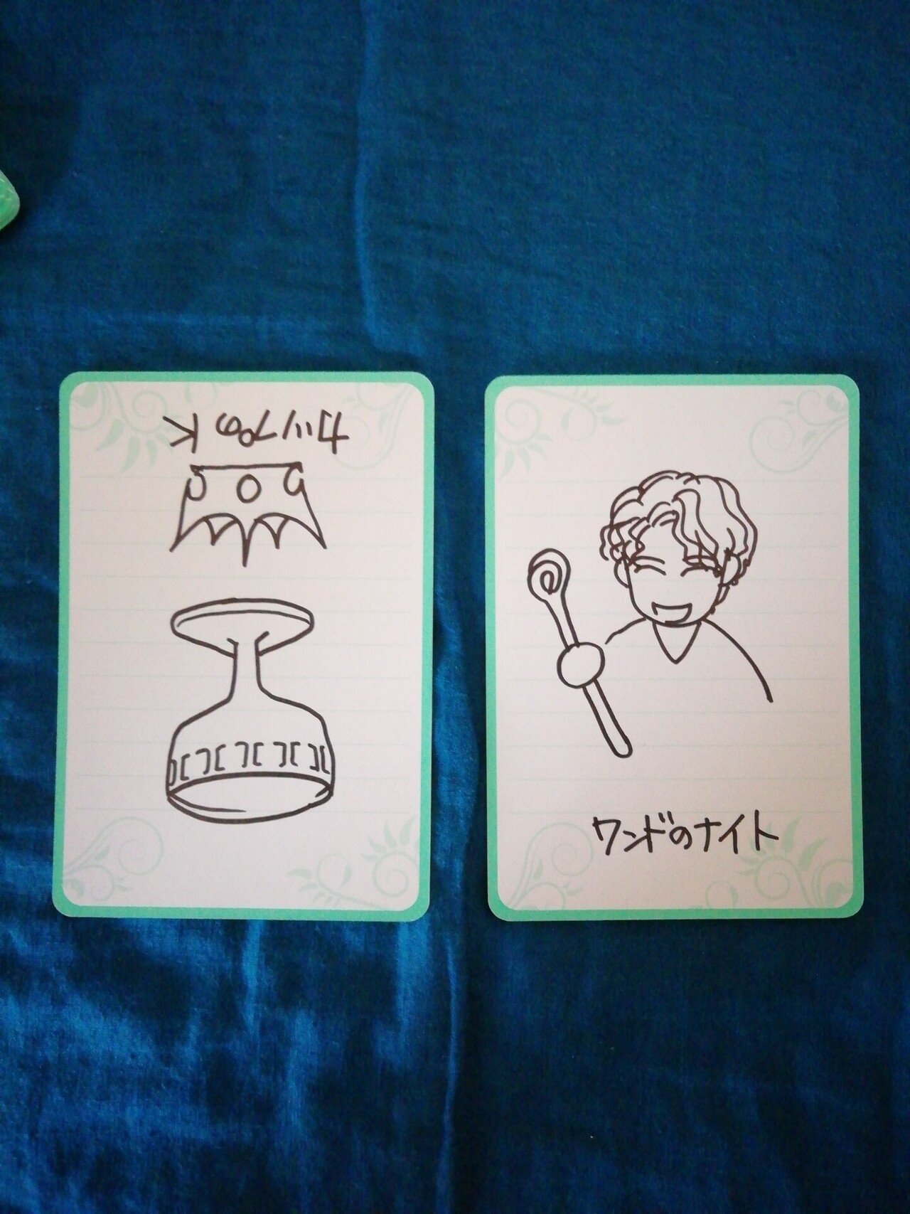 ラジ子さんに引かせてもらったカードです。解説はコメントでさせてもらいますねー｜SHIGE姐さん（守屋SHIGE美）文学フリマ京都 うー41