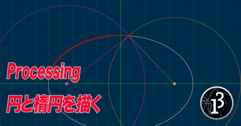 Processing でグラフを描く③ 円と楕円｜creativival