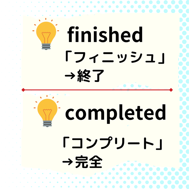 #164: 単語のニュアンスの違い、わかります？ [Finished] v. [Completed]～ネイティブの感覚お伝えします｜意外な英語 ...