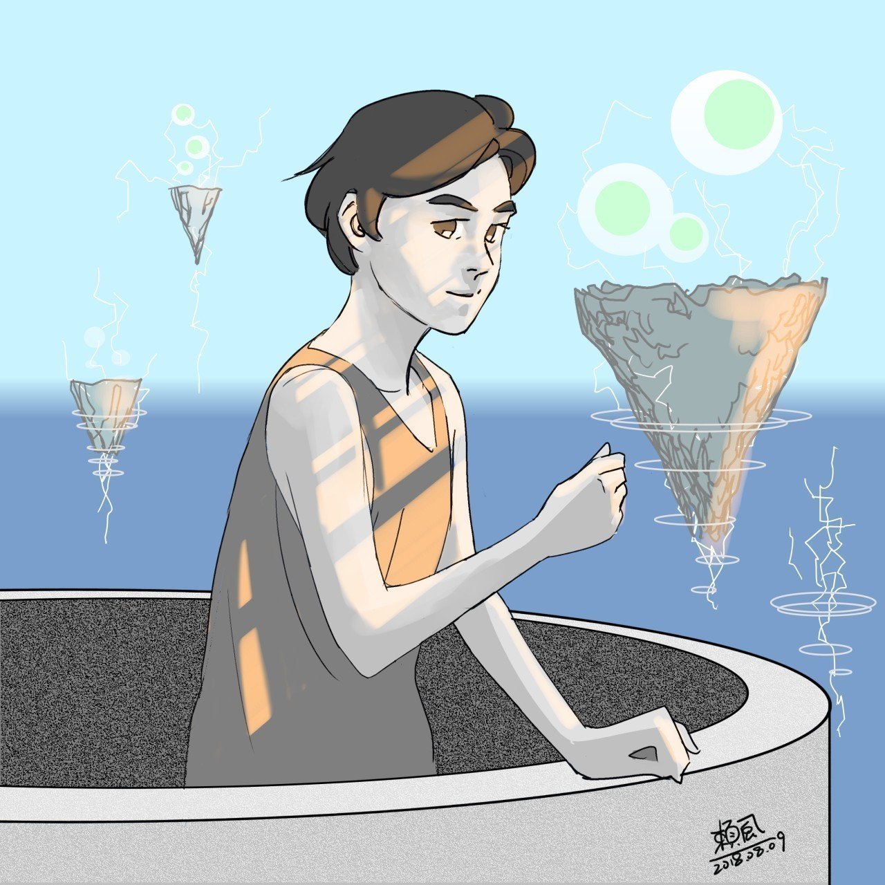 今日のラクガキ帳 https://note.mu/artlife/n/n3709db8cf745 今日もちょっと描き込みすぎたかな…のラクガキ。 背景の世界観を考えるのはなかなか楽しいですね ...