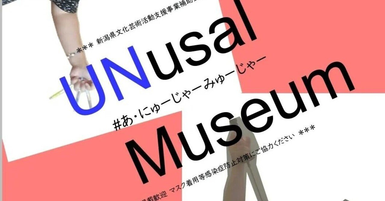 UNusua lMuseumの開催(2022年3/18(金)～3/22(火))｜新潟県アール・ブリュット・サポート・センターNASC
