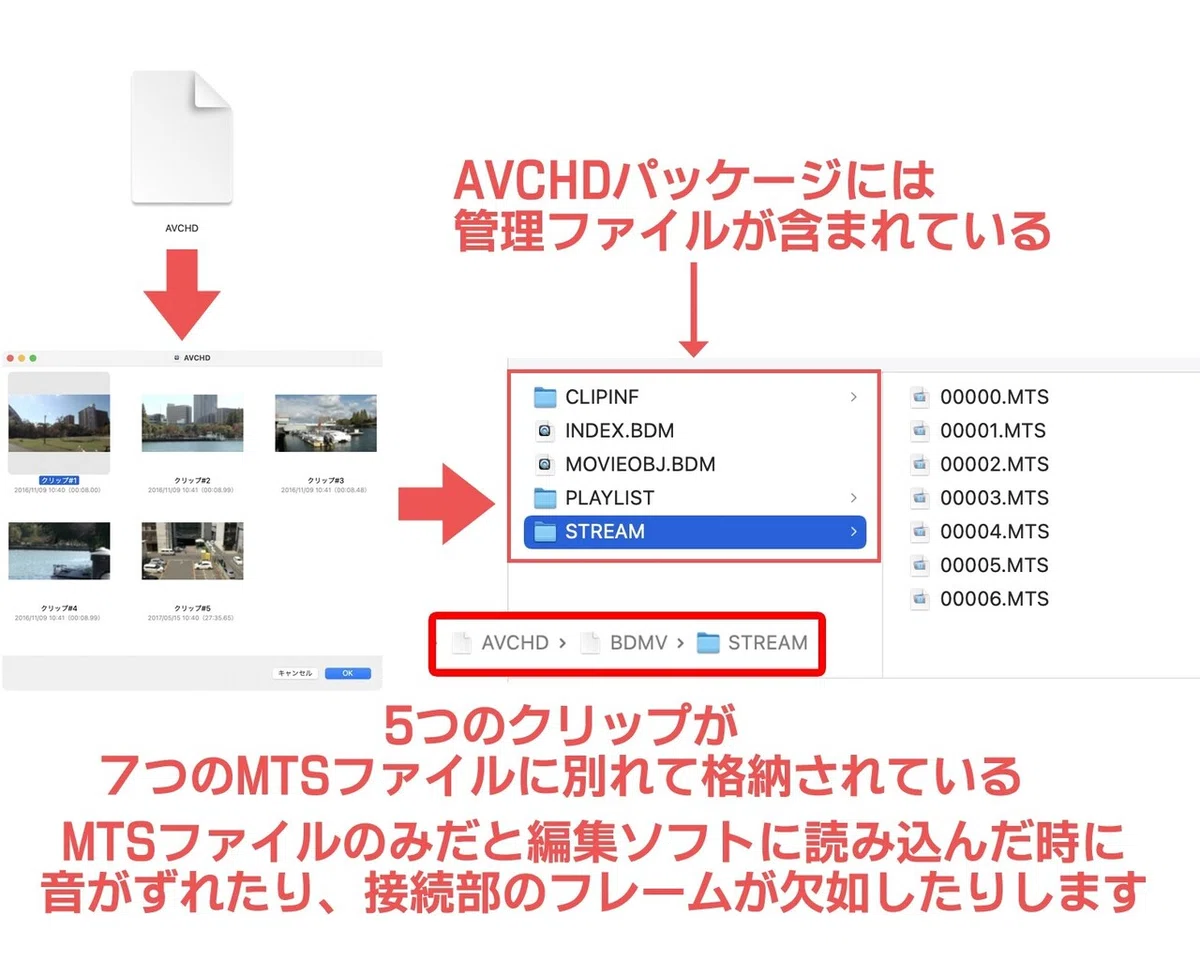 MTS（AVCHD）ファイルは読み込み方注意です！｜ittsui