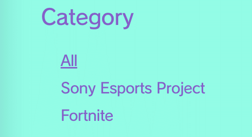 #1日1サイトレビュー 048 Sony Esports Project｜izawa ryosuke