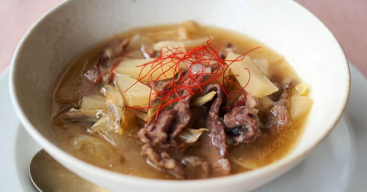 A Powerful Combo of Dried Sardines and Kelp! Korean-Style Beef and ...