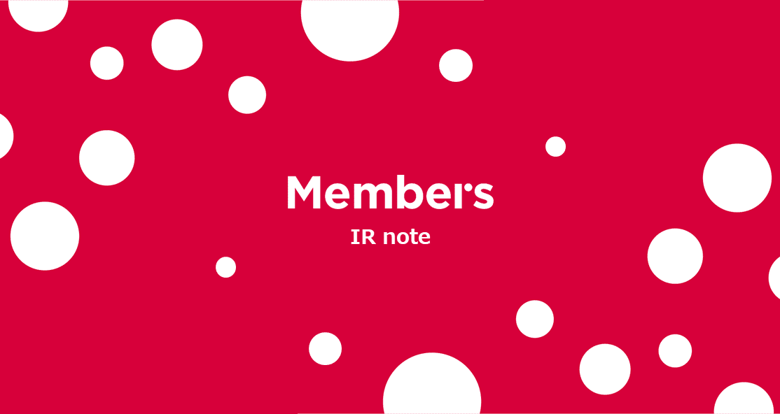 Members IR note｜note