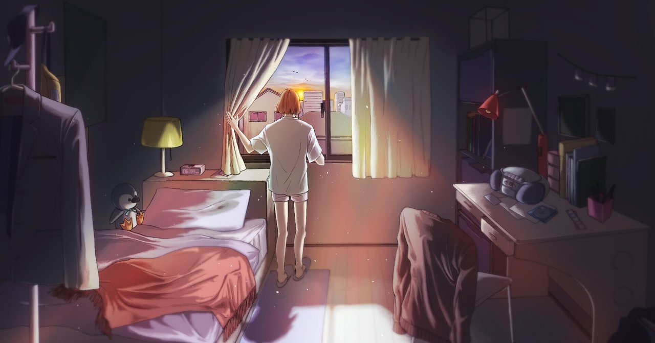 【第15話】 キラキラした朝の光は、どこかCDの輝きみたいだ｜metanoteシリーズ｜note