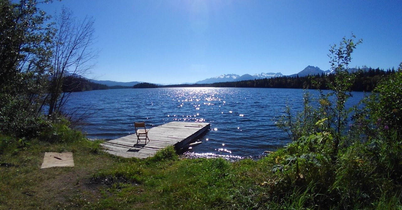 自転車でカナダ～アラスカを旅した話 ＃63 Bob Quinn Lakeの浮浪者｜にしとれ｜note