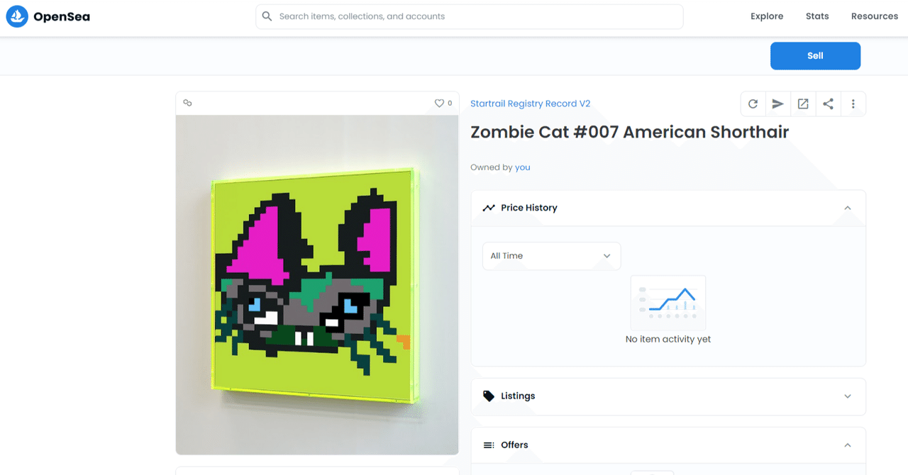 Zombie Zoo Keeperの作品(NFT付き)を三越で買った｜共同ポリー