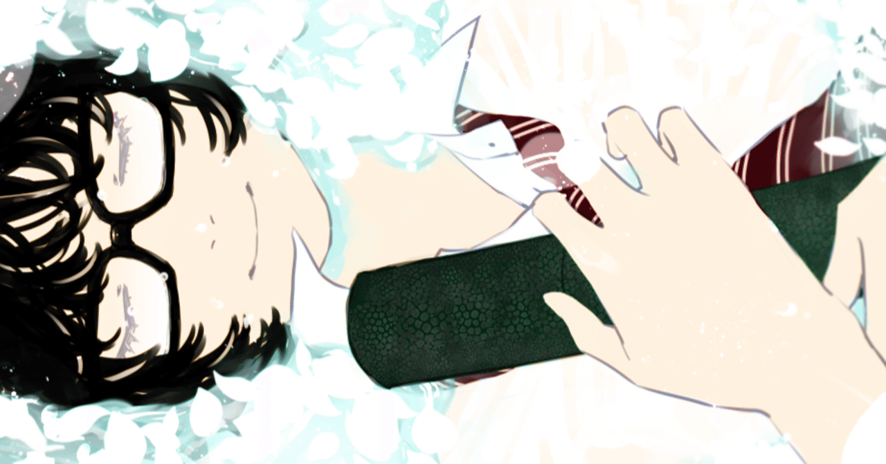 花筏にしづむ。｜イラストレーターyonaka/よなか