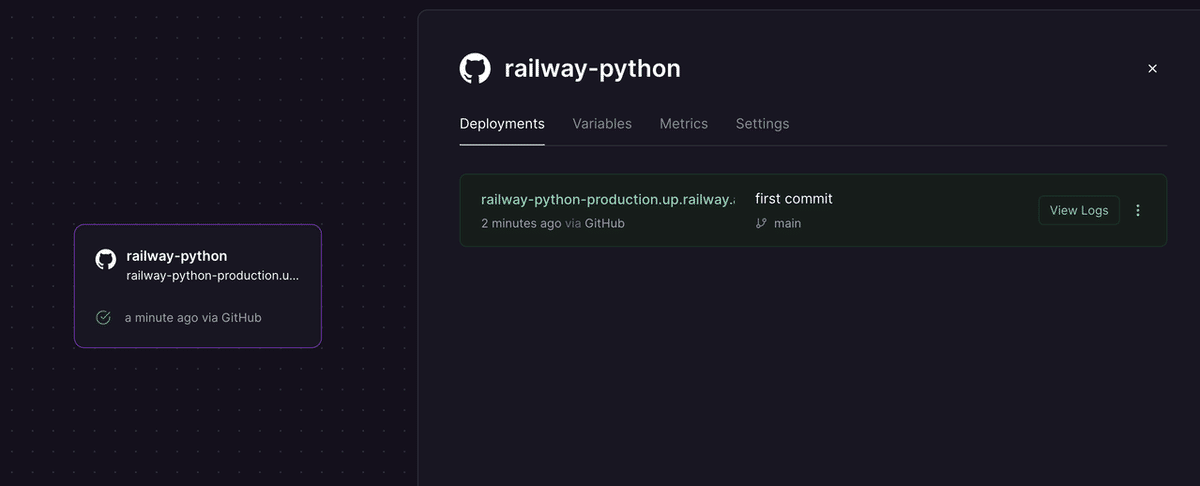 超簡単PythonでRailway入門（Hello World）｜10mohi6