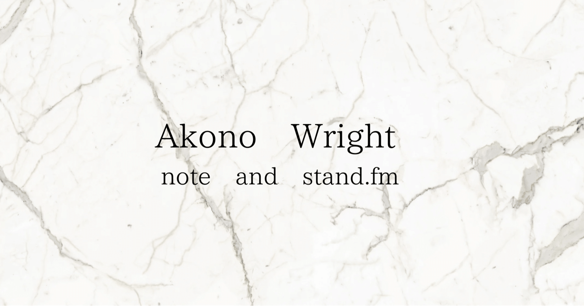 Akino_Wright｜note