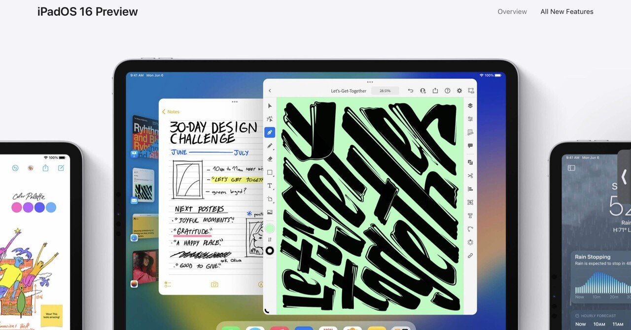 iPad、WWDC2022で嬉しかったこと｜harimako