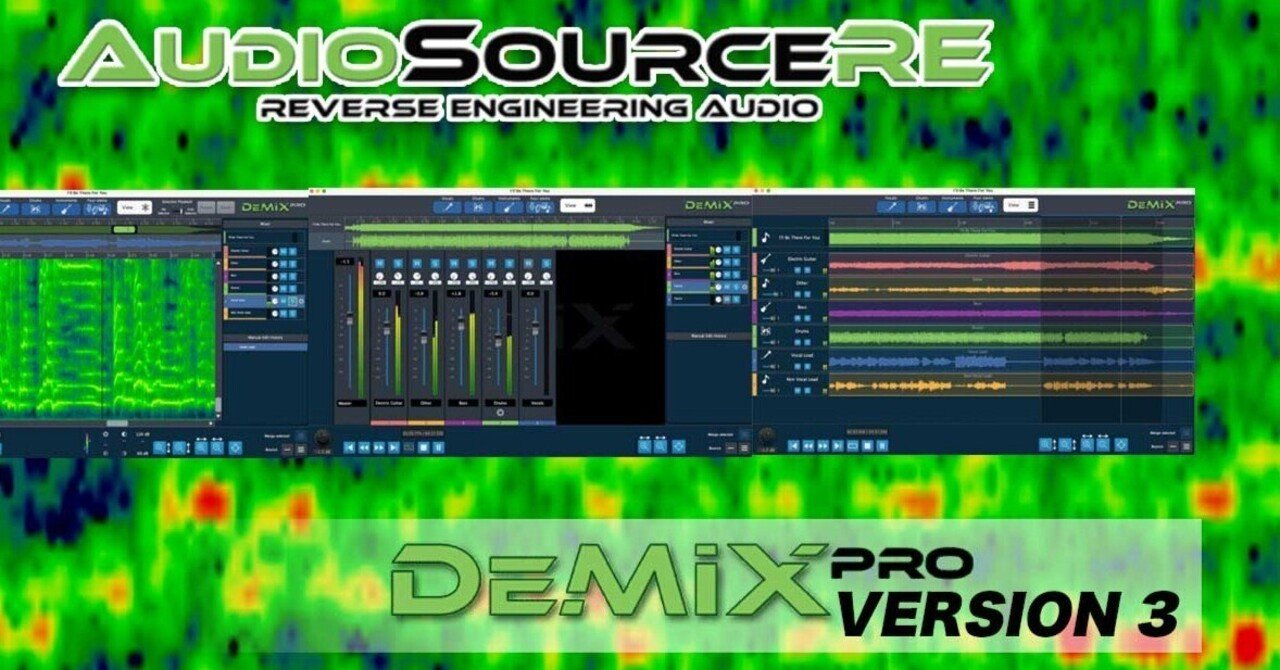 ボーカルや楽器の抜き出しでダントツの性能を誇るソフト DEMIX PRO｜RockoN_rest-room