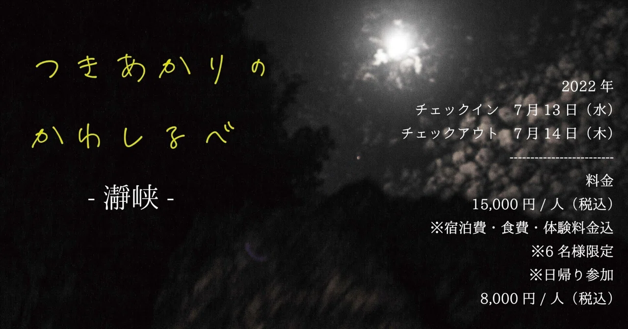 つきあかりのかわしるべ：瀞峡｜Marie Doi / noad管理人