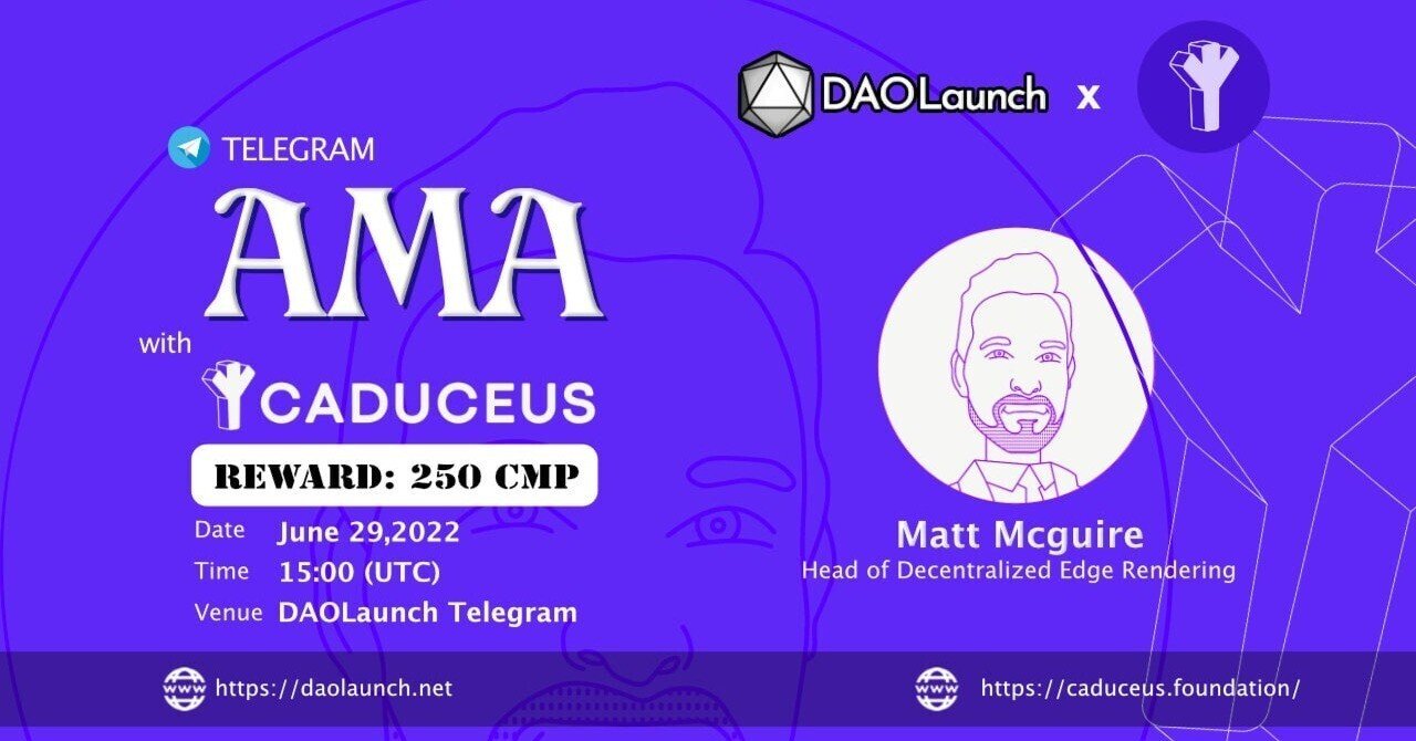 AMA要約 Caduceus x DAOLaunch【WEB3、クリプト,メタバース、L1】｜megane.dal⏩haru
