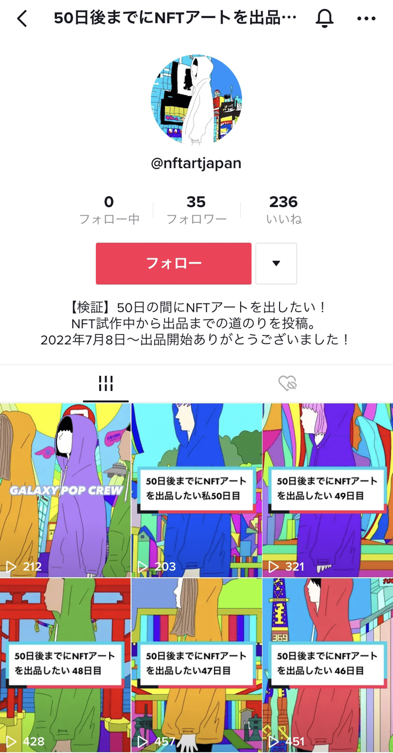 NFTアート初出品後、予想以上の出来事が起きた話。｜GALAXY POP CREW / NFT｜note