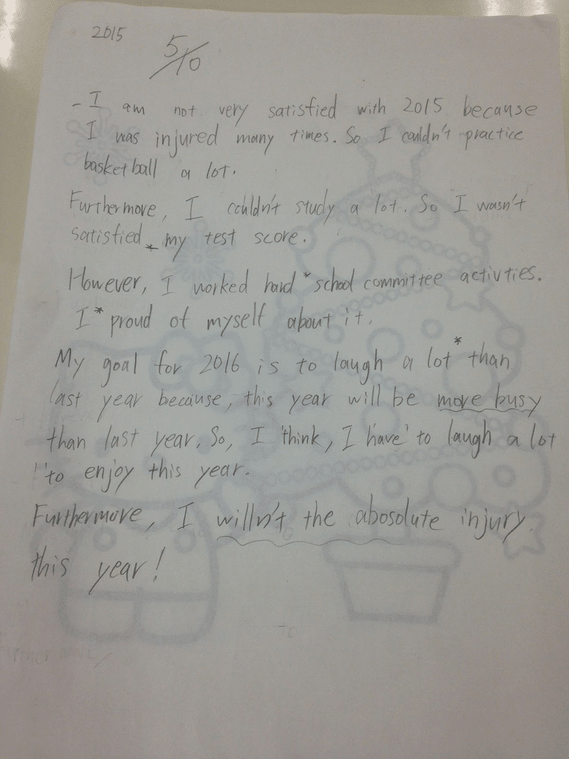 12. NICE CREATIVE WRITING!｜English Uplift｜note