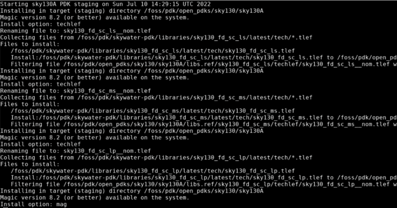Skywater 130 nm設計環境の準備 (IIC-OSIC-TOOLS)｜Akira Tsuchiya