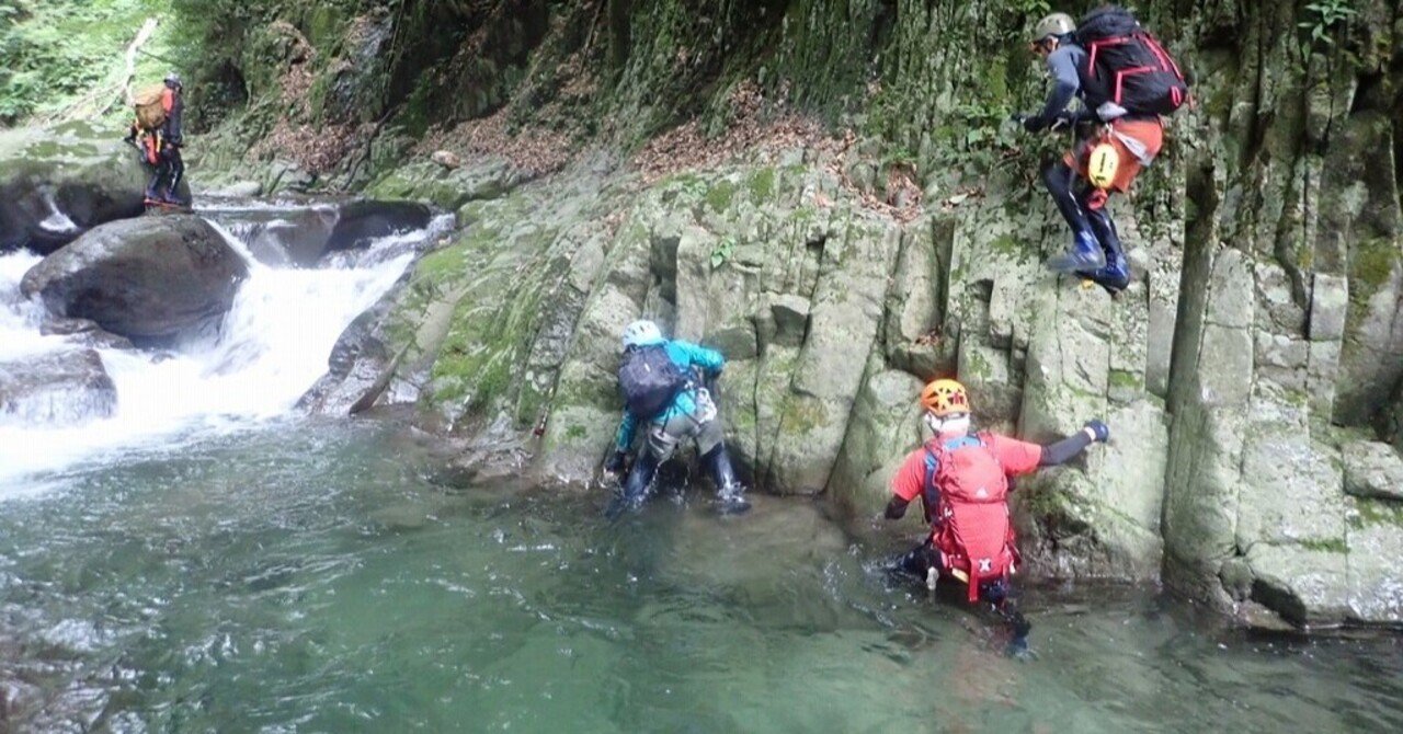 【報告】沢登り登山学校(7/30・31)｜大山ゲストハウス寿庵
