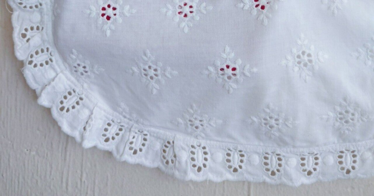 EURO VINTAGE MINI APRON｜flower＆guitar 花とギター｜note