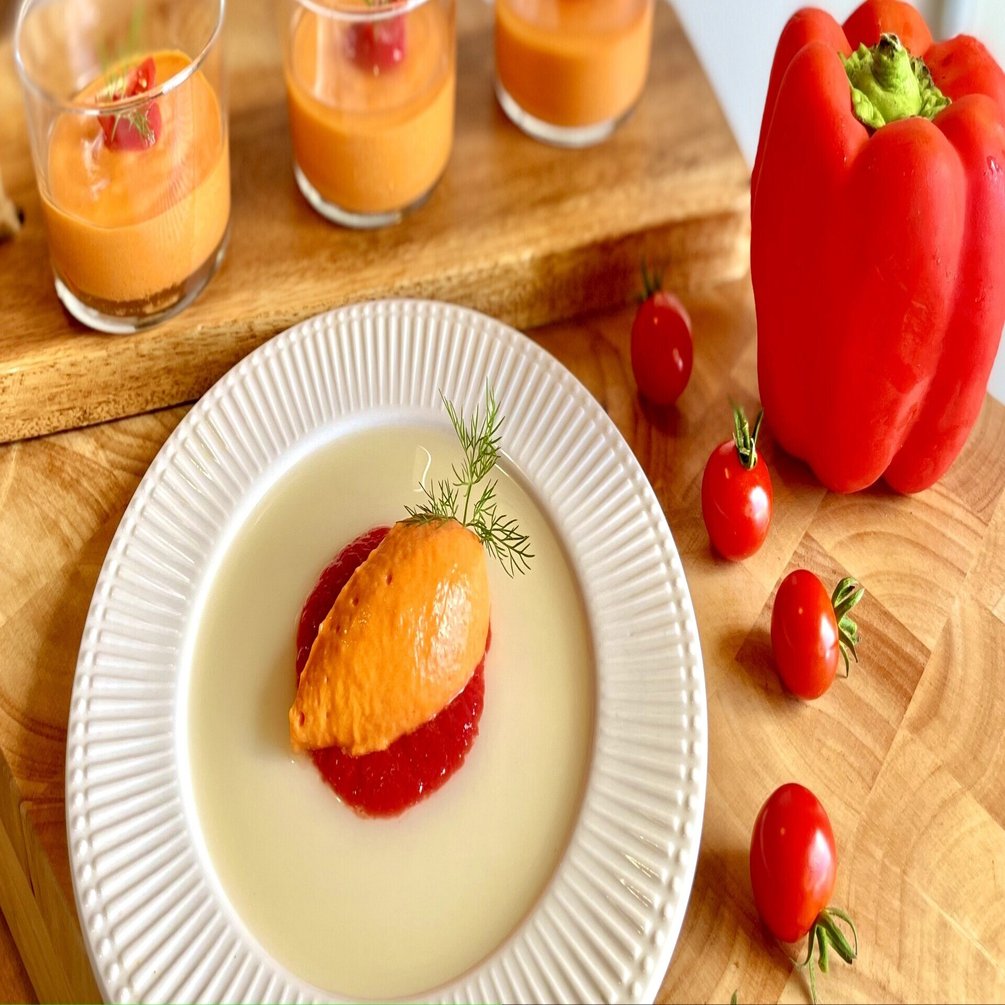 憧れから三ツ星の王道へ・赤パプリカのムース｜chef ichi｜note