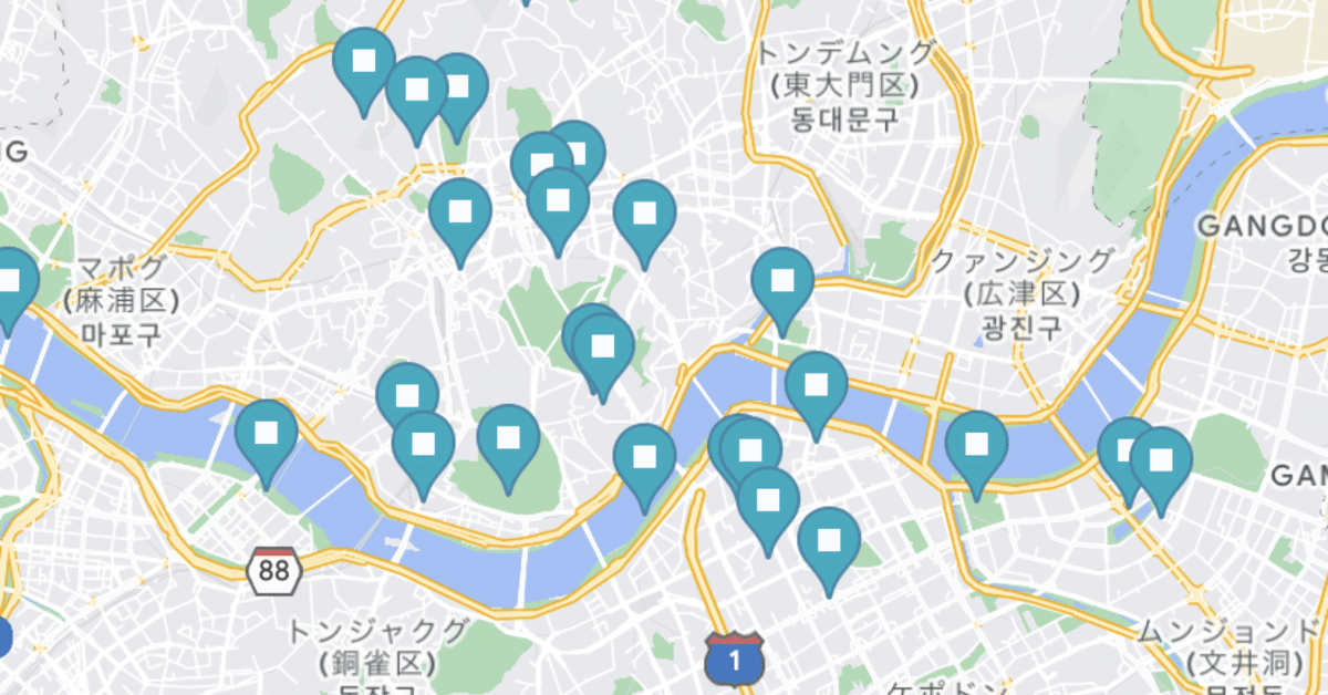 【44ヶ所】BTS韓国ゆかりの地マップ公開！｜AKARI｜韓国のある暮らしを愉しむ