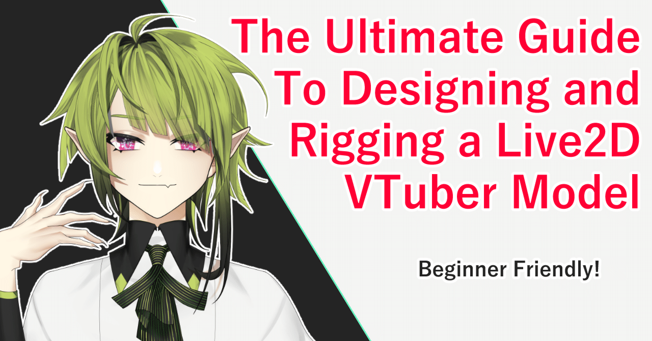 The Ultimate Guide To Designing and Rigging a Live2D VTuber Model｜Ku 九