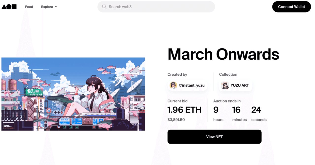 Foundation NFTマーケット｜Web3図鑑-Masato