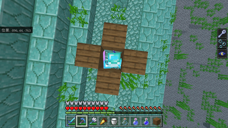 海底神殿…この攻略法できたんかーい【Minecraft】｜tuna_270