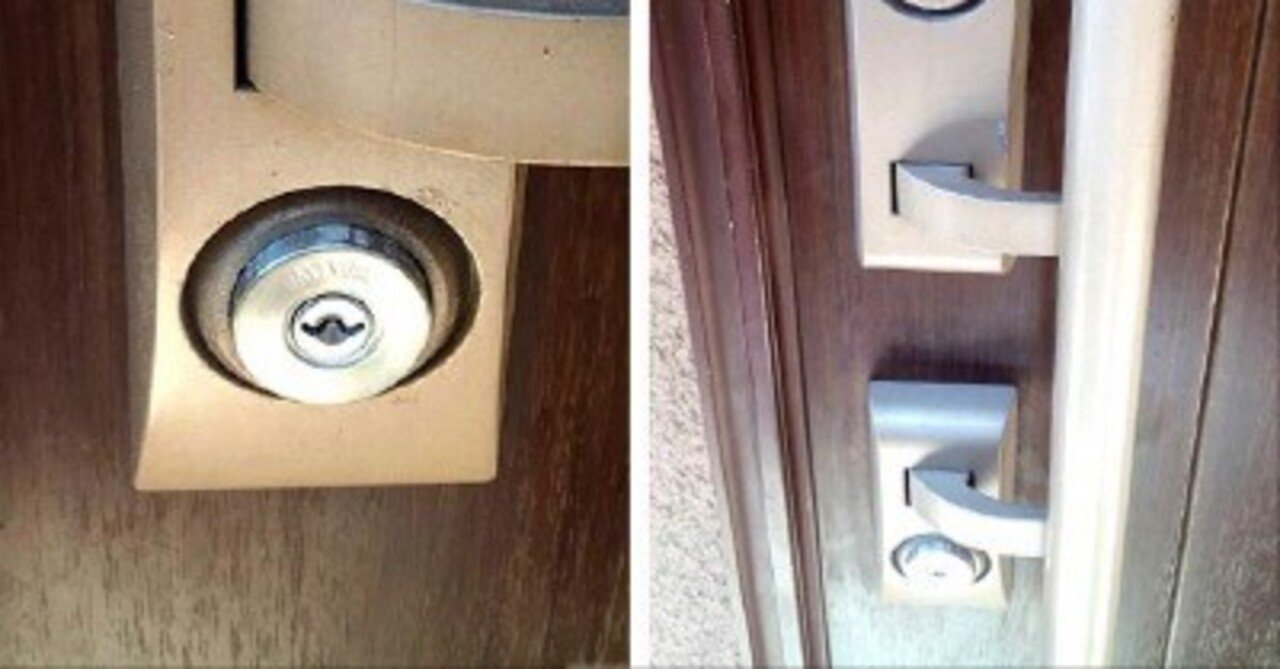 ギザギザタイプの美和ロック「U9」のシリンダー上下2つセットを交換｜鍵屋 キー助®🔑口コミ・評判を掲載中｜鍵交換・取付・開錠・電子錠・ドアノブ ...