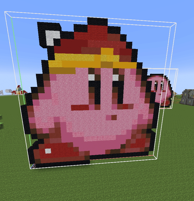 Minecraftで歴代ラスボスをコピーしたカービィのドット絵作ってみた！【初代～64編】｜ちょこみんと
