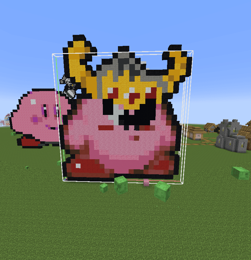 Minecraftで歴代ラスボスをコピーしたカービィのドット絵作ってみた！【初代～64編】｜ちょこみんと