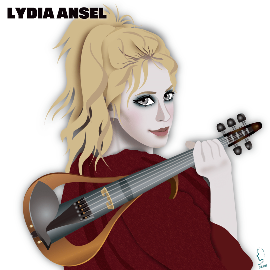 エレクトリックバイオリニスト『Lydia Ansel』のイラスト🎨｜輝っち