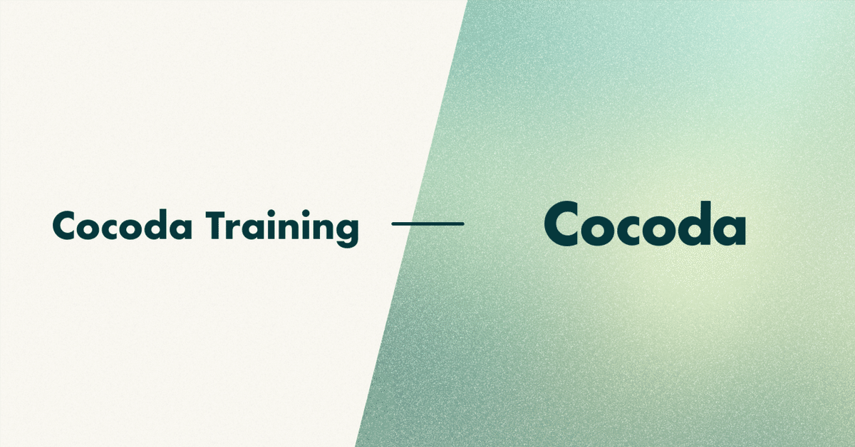 Cocoda Trainingをクローズする理由と、これからCocodaが目指す「しくみ」の民主化｜Cocoda