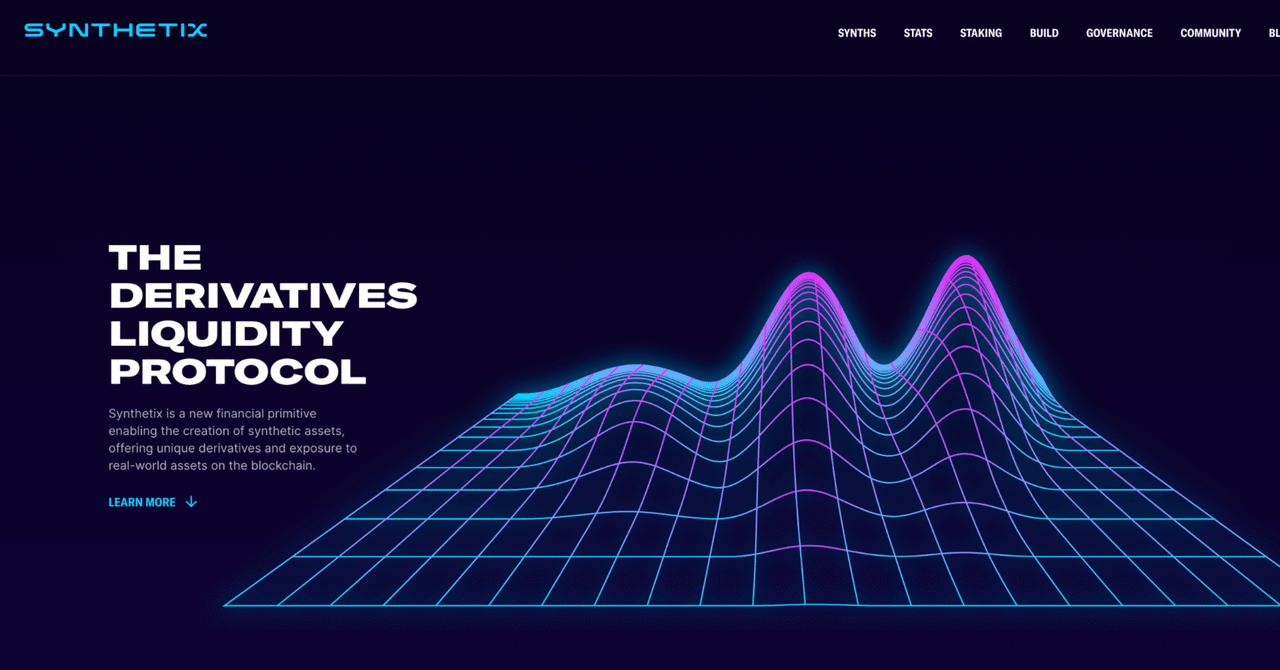SYNTHETIX DeFi protocol｜AI+Web3+脱炭素化エネルギー図鑑-Masato