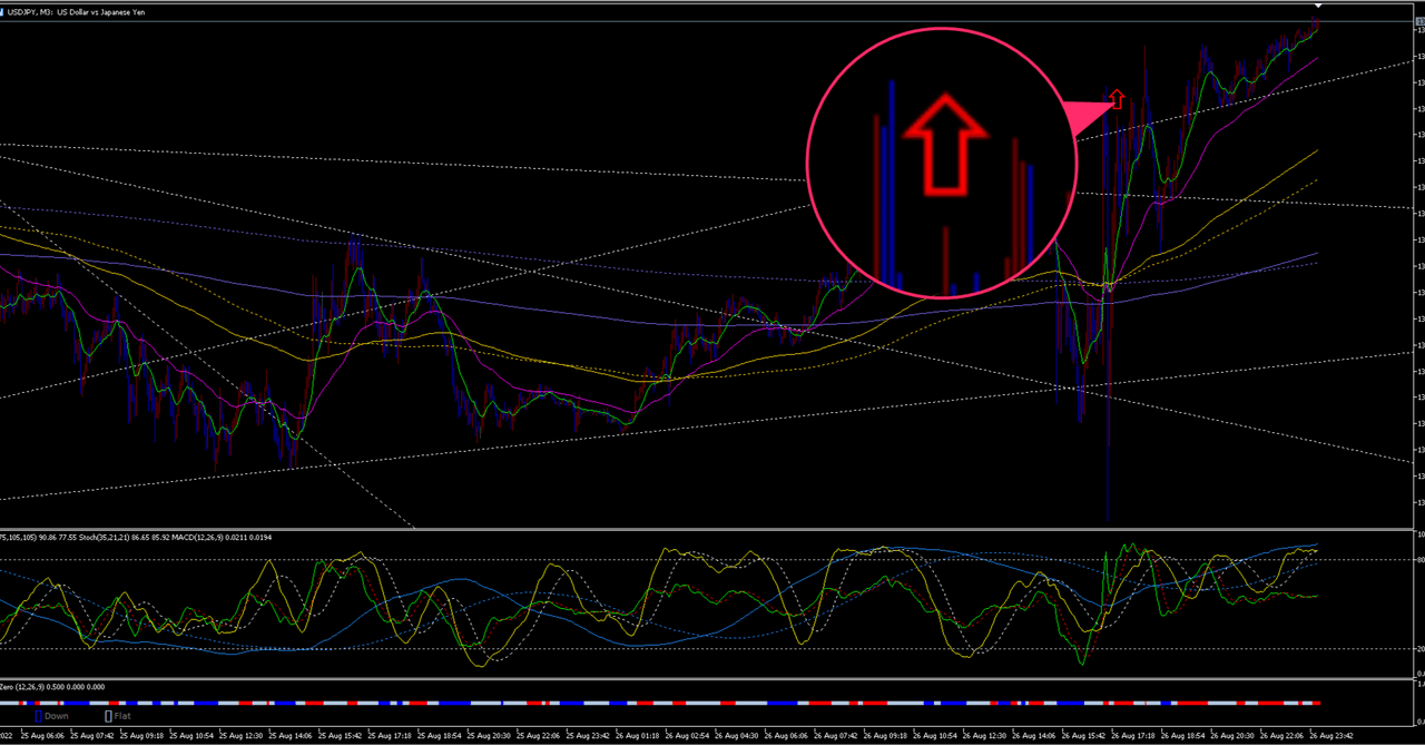 矢印が付いていました。☺｜FXトレード倶楽部：Yuri