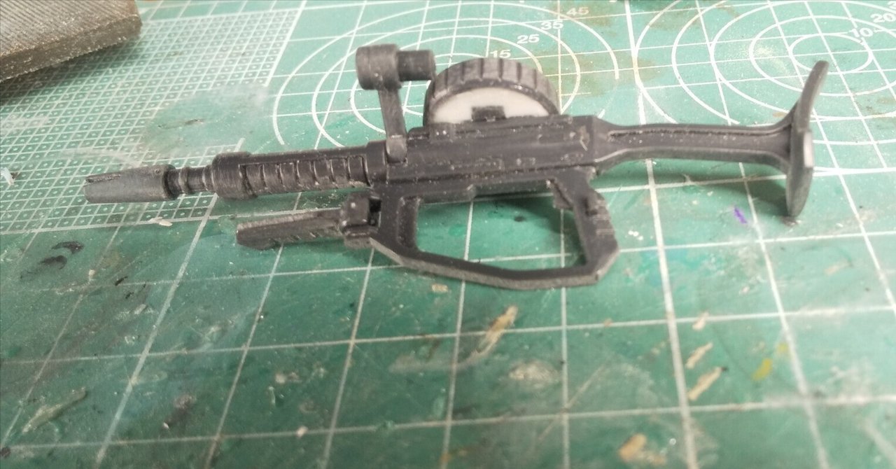 HGUCザク にく抜き穴を埋める｜dai_mokei