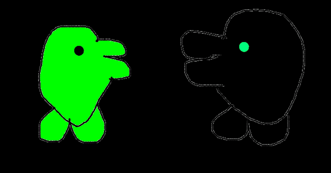 【お絵描き48】未知との遭遇｜TATSUKI(真のペンギン)@フォロバ100%