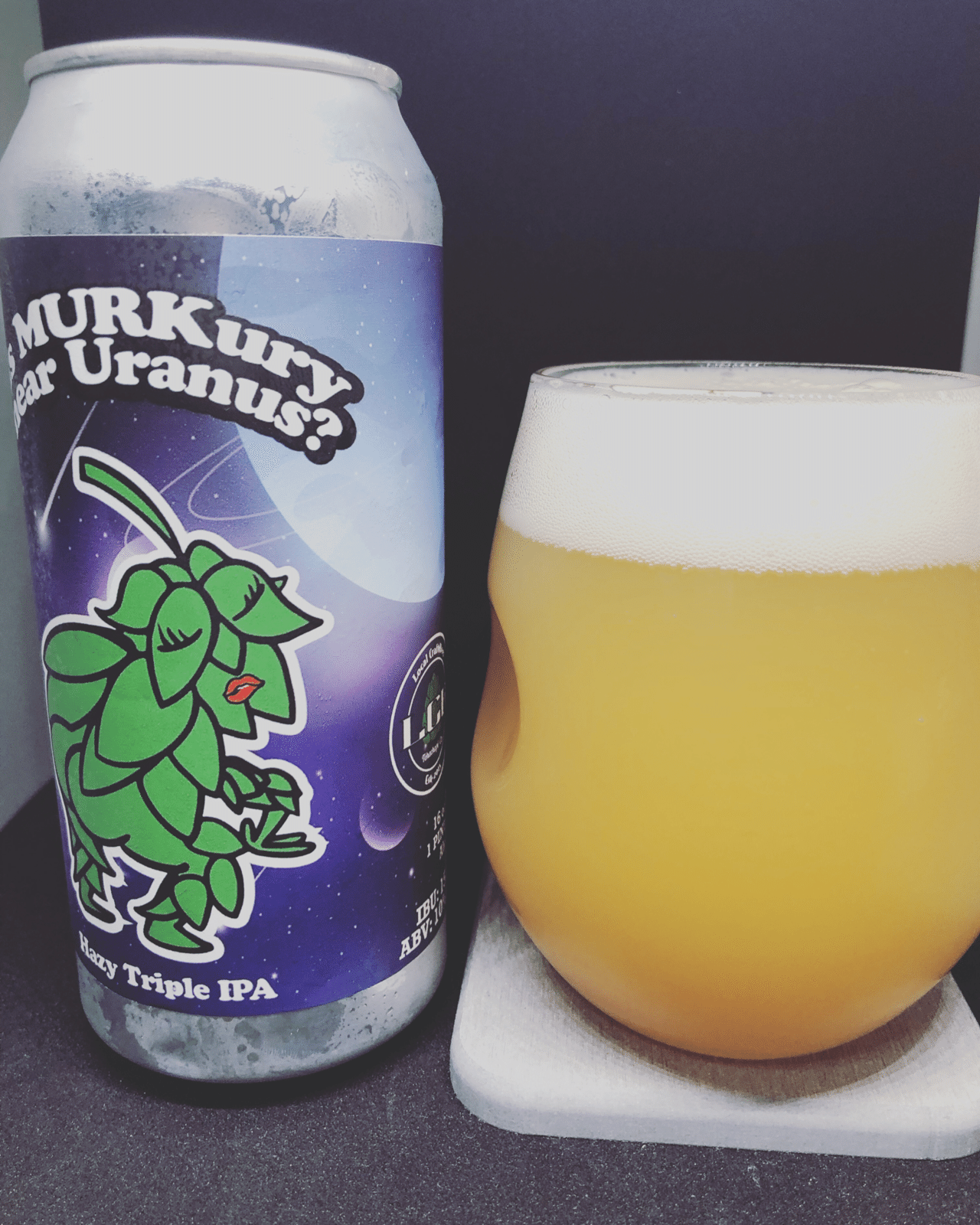 Is MURKury near Uranus? 醸造所 Local Craft Beer スタイル ヘイジー Triple IPA ABV ...