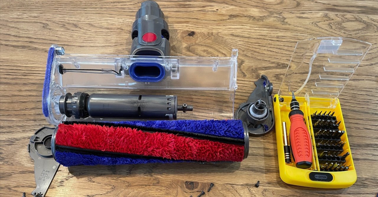 Dysonの分解清掃｜ひよこ