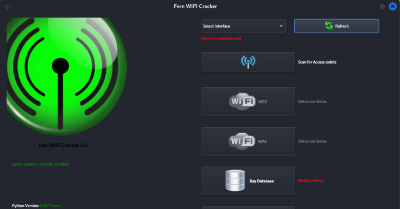 【Kali Linux】ハッキングツール「Fern WIFI Cracker」で無線ルーターやスマホAPのパスワードを解析できるか検証｜tsukuru