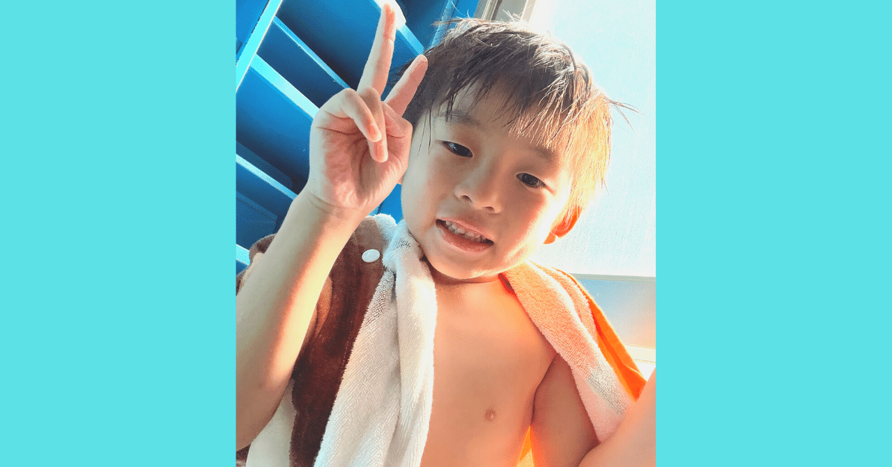 スイミングに通ってます｜Koki_papa