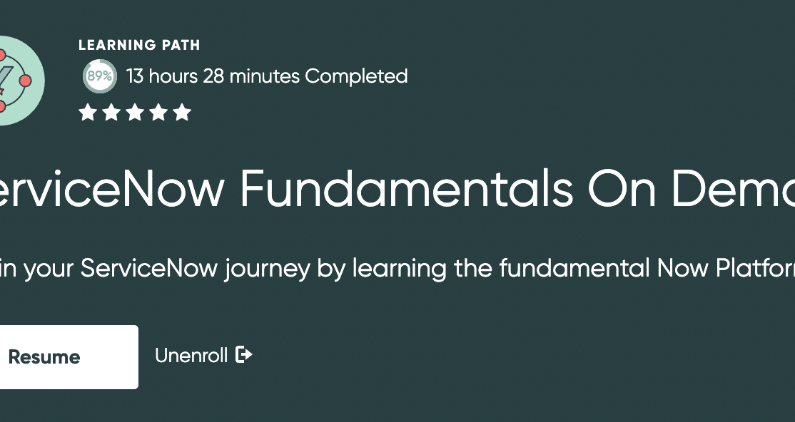 ServiceNow Fundamental まとめ｜くろひつじ｜note