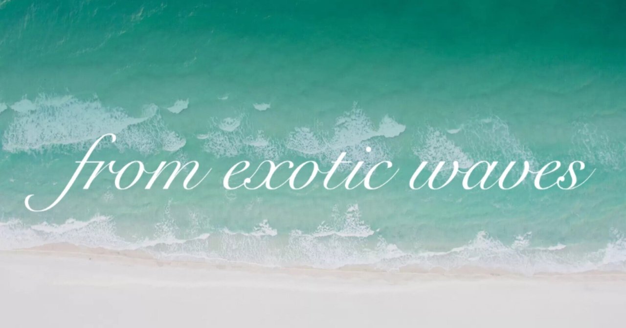 5th音源アルバム「from exotic waves」クヮン・アイ・ユウ featuring 宮坂新｜クヮン・アイ・ユウ